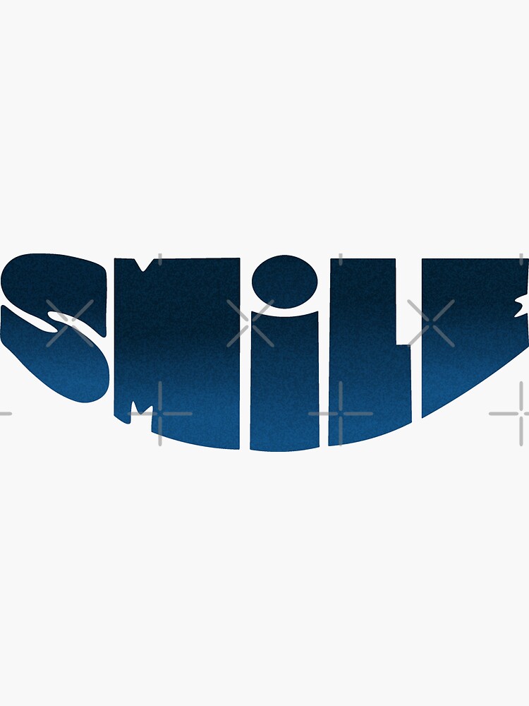 "Smile Logo" Sticker by sirenscalling | Redbubble