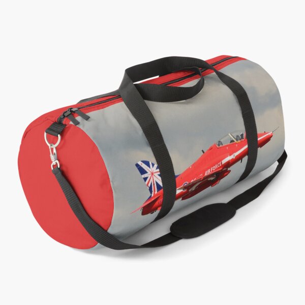"Royal Air Force Red Arrows Hawk" Duffle Bag for Sale by CGJohnson ...