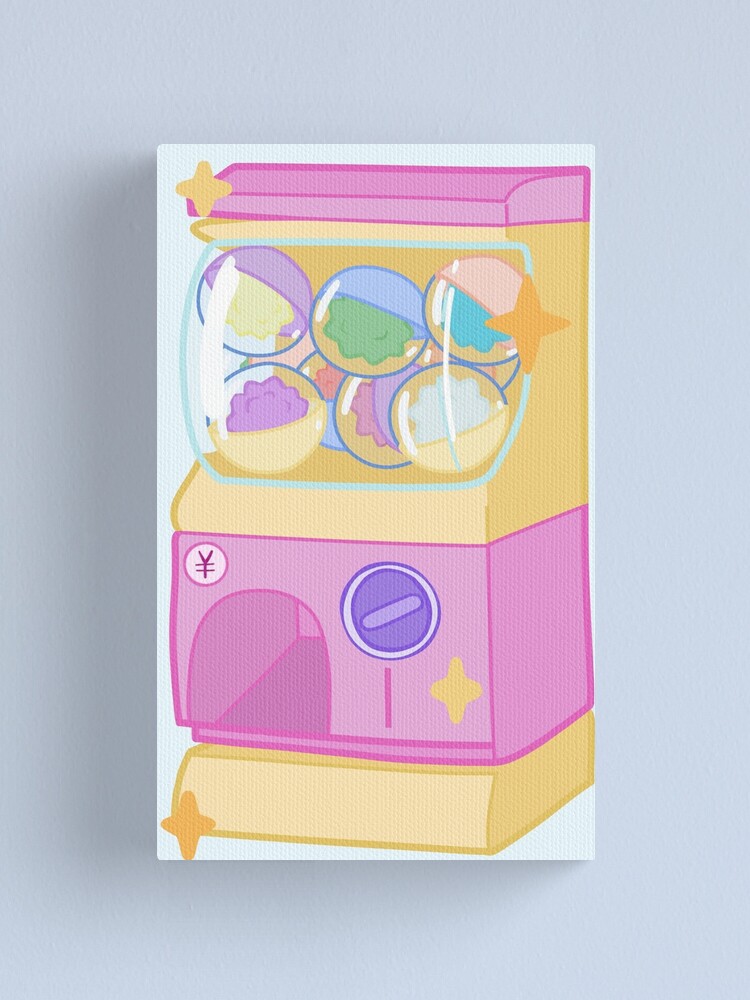 "Star Candy Gacha Machine" Canvas Print by Nabibibi | Redbubble