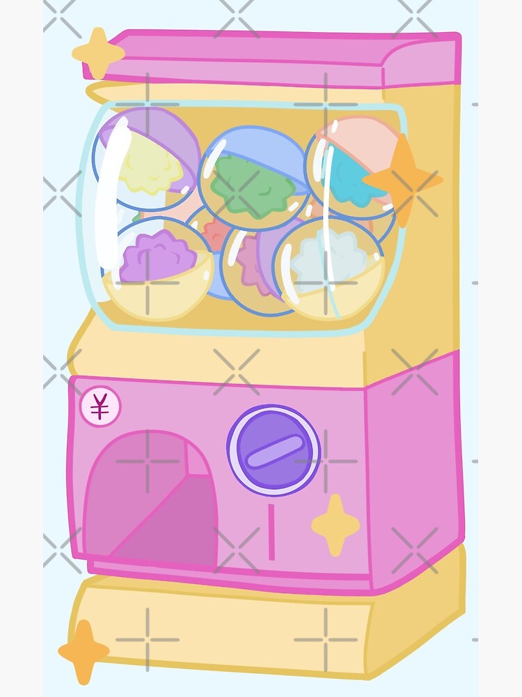 "Star Candy Gacha Machine" Canvas Print by Nabibibi | Redbubble