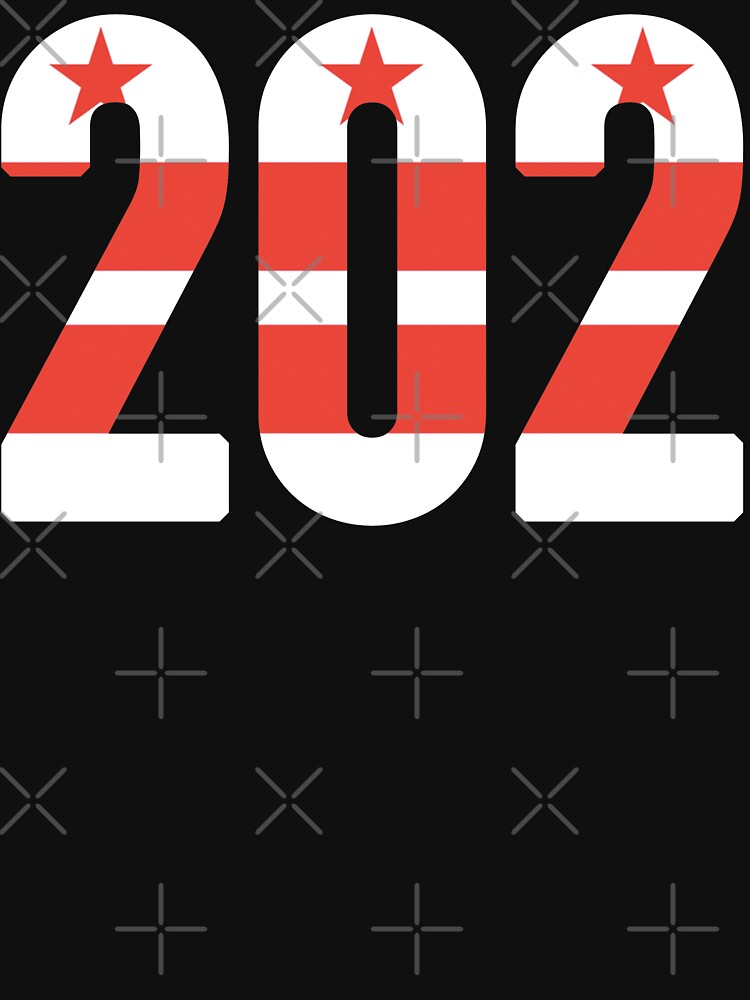 "202 Area Code - Washington DC Flag" T-shirt for Sale by BeerBro ...