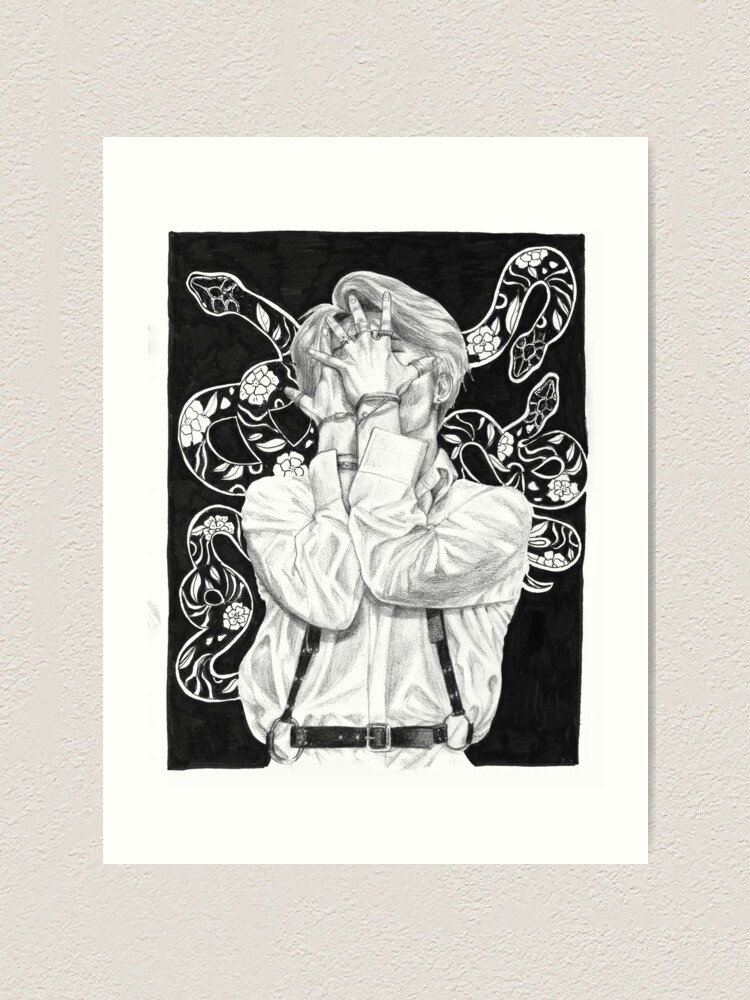 "Jimin 'Lie' Art Print" Art Print by bluuebunny | Redbubble