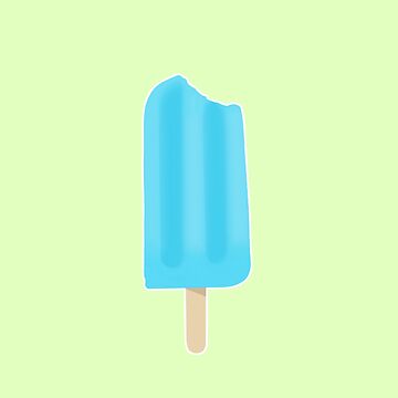 "blue popsicle" Sticker for Sale by oliviavmc | Redbubble