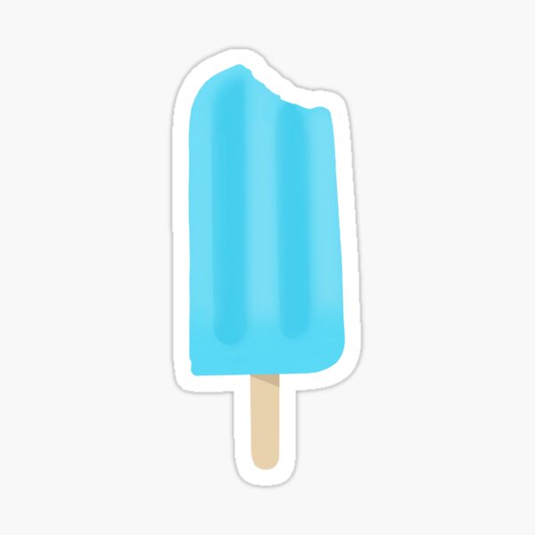 "blue popsicle" Sticker for Sale by oliviavmc | Redbubble