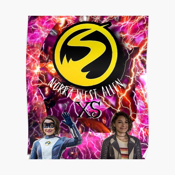 "XS flash norra west allen speedster" Poster for Sale by greaperbean42 ...