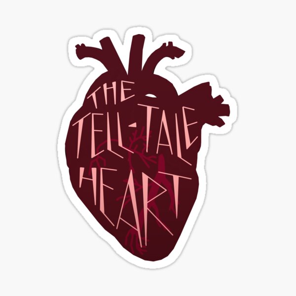 "Tell Tale Anatomical Heart" Sticker by erinfrizzell | Redbubble