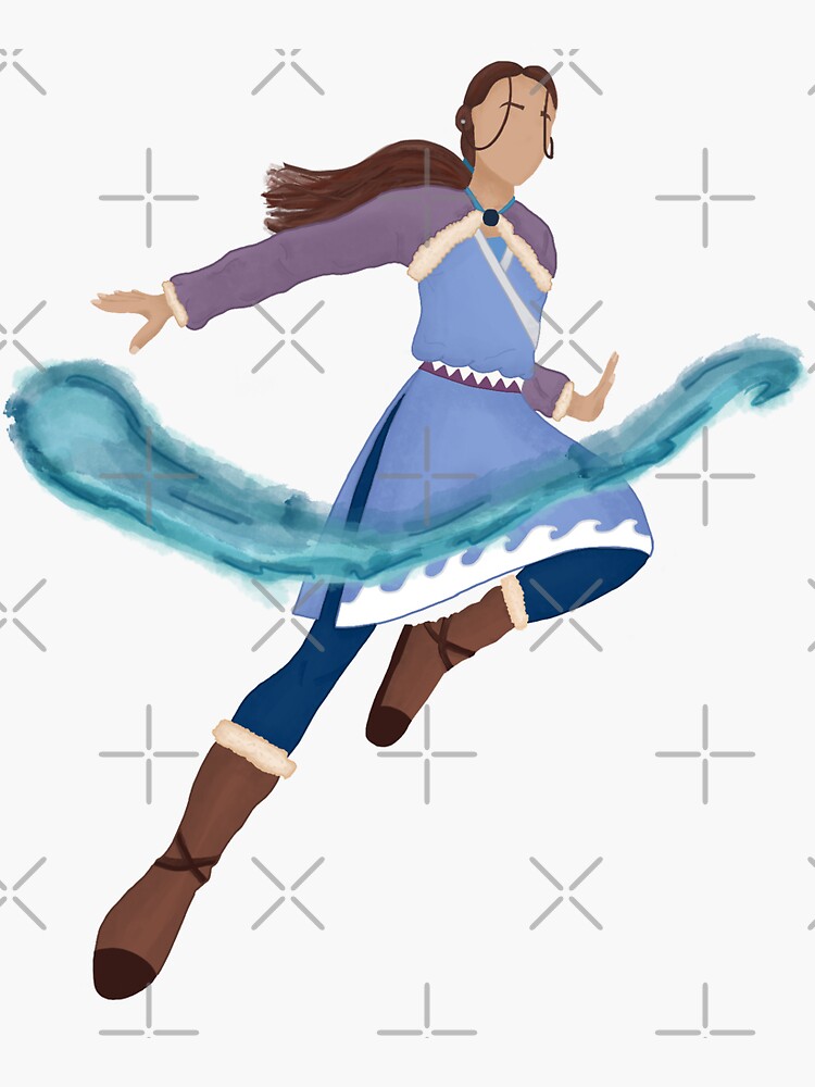 "waterbender" Sticker by joycemayyy | Redbubble