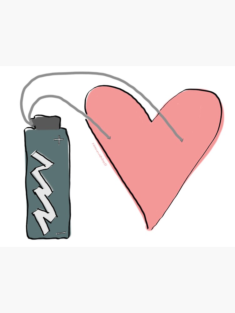 "Pacemaker heart" Sticker for Sale by HaJBella | Redbubble