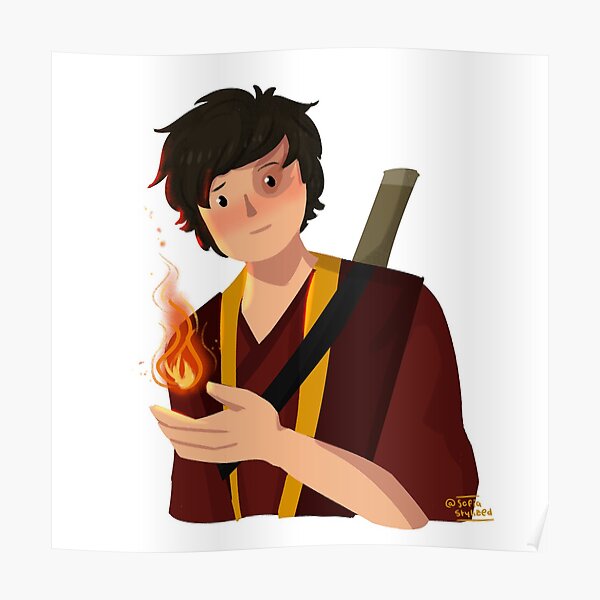 "Zuko pretty" Poster by sofia-stylized | Redbubble