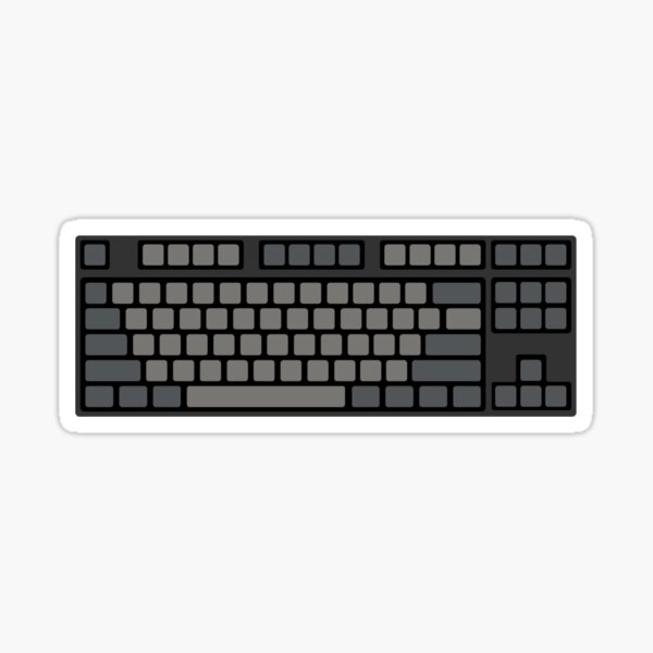 "GMK Dolch TKL Mechanical Keyboard" Sticker by parkerku | Redbubble