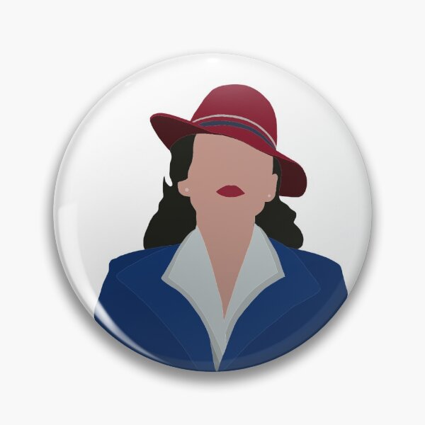 "Peggy Carter " Pin for Sale by jx-mix | Redbubble