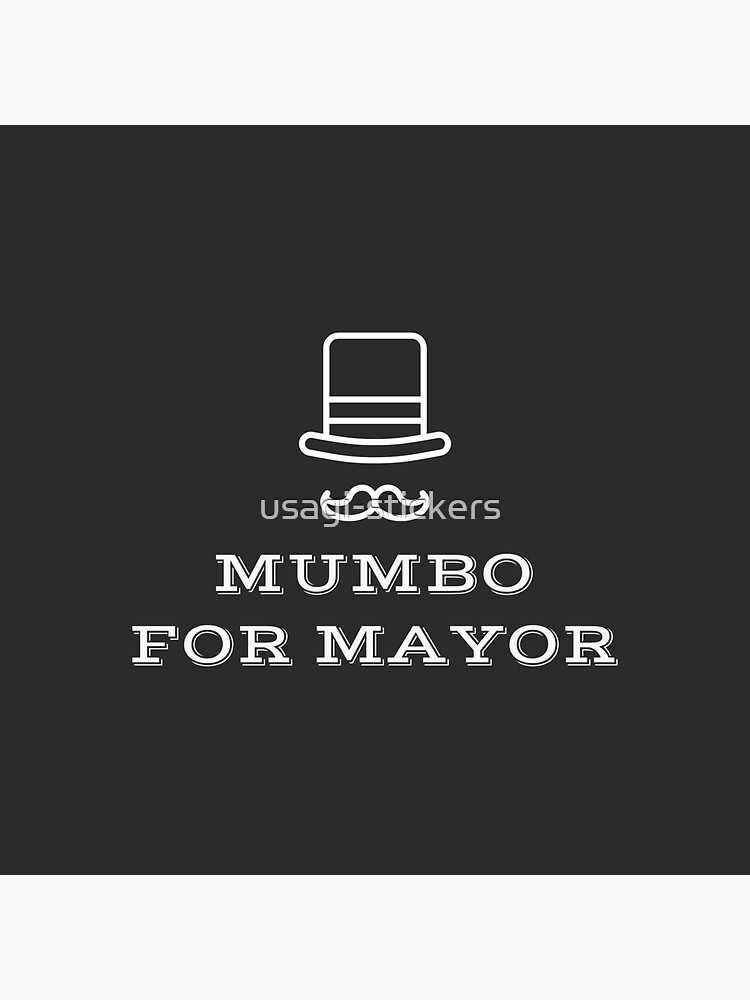 "mumbo for mayor hermitcraft" Sticker by usagi-stickers | Redbubble