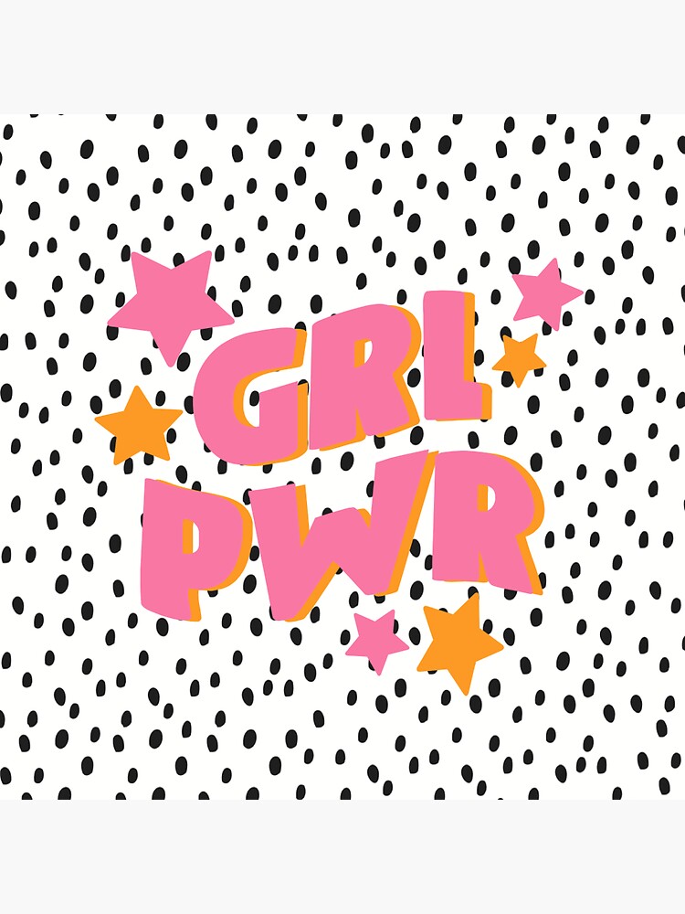 "GRL PWR" Sticker for Sale by Lexyjones22 | Redbubble