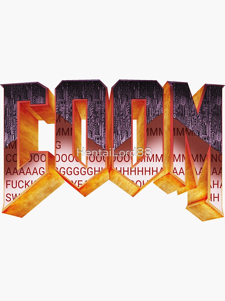 "Coom" Sticker for Sale by HentaiLord88 | Redbubble