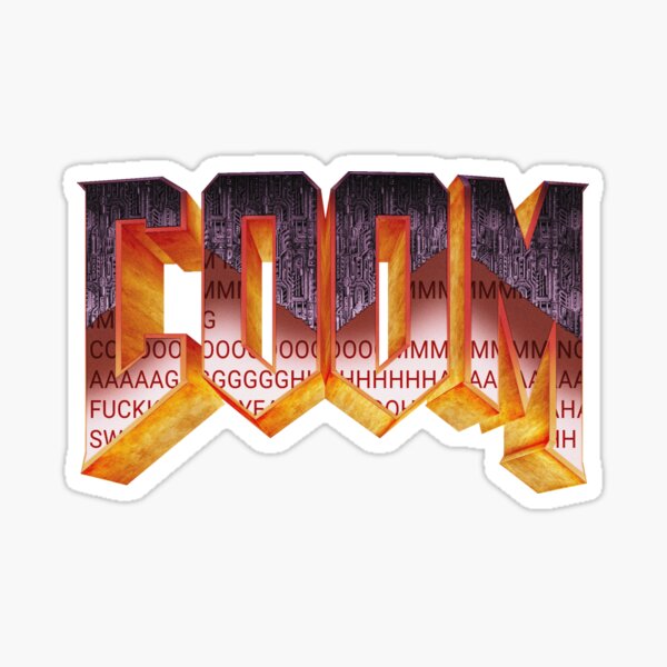 "Coom" Sticker for Sale by HentaiLord88 | Redbubble
