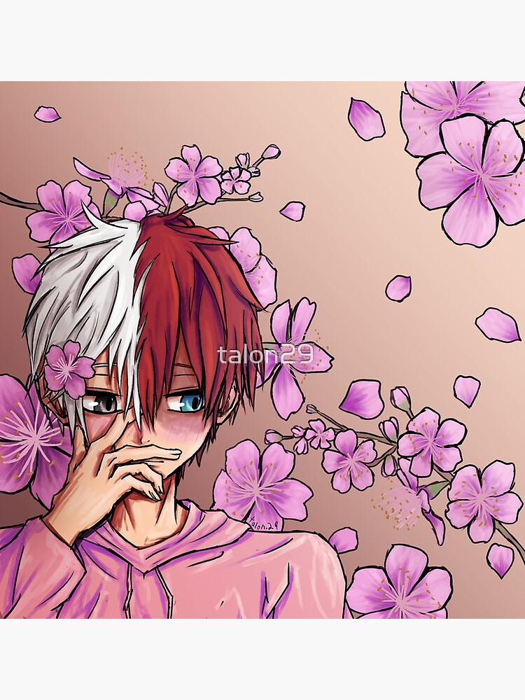 "Todoroki Sakura Flowers" Poster for Sale by talon29 | Redbubble