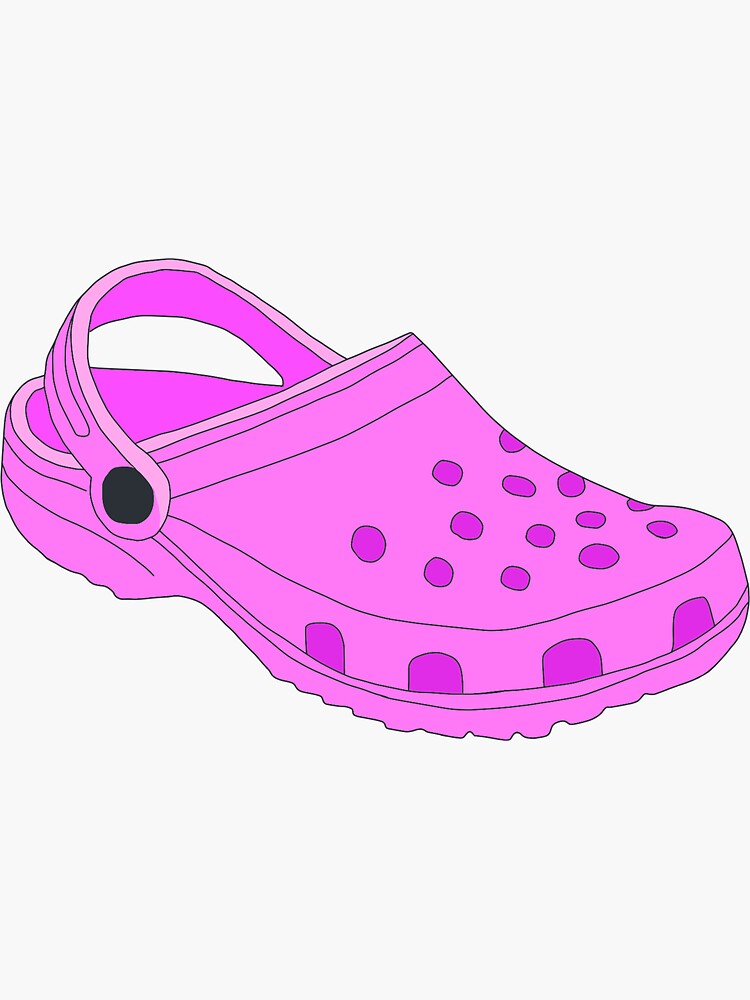 "Aesthetic VSCO Pink Croc" Sticker by nataliaapavlovv | Redbubble