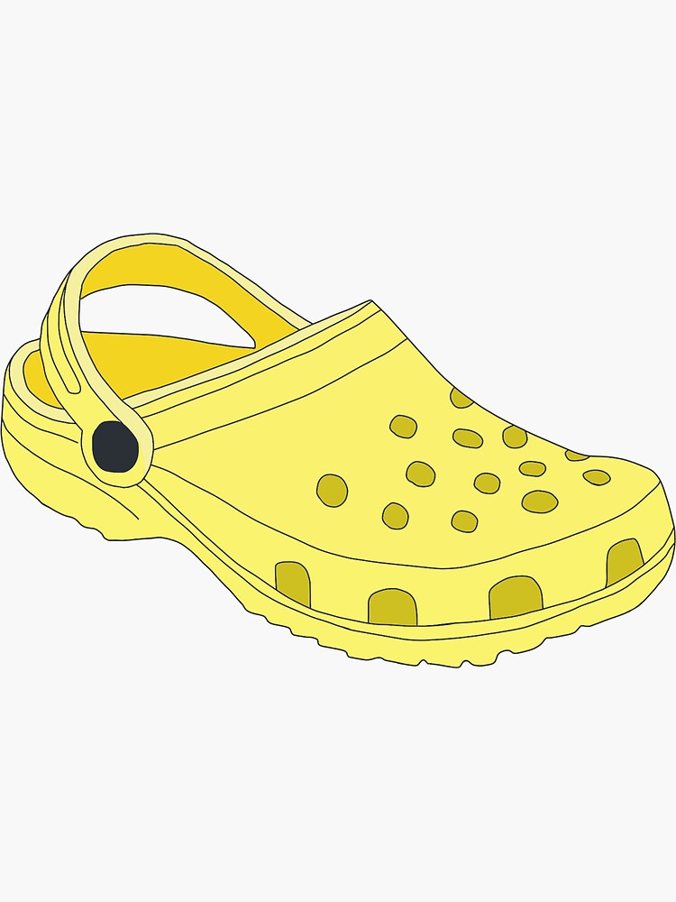 "Aesthetic VSCO Yellow Croc" Sticker by nataliaapavlovv | Redbubble