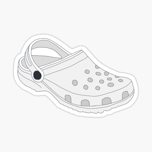 "Aesthetic VSCO White Croc" Sticker by nataliaapavlovv | Redbubble
