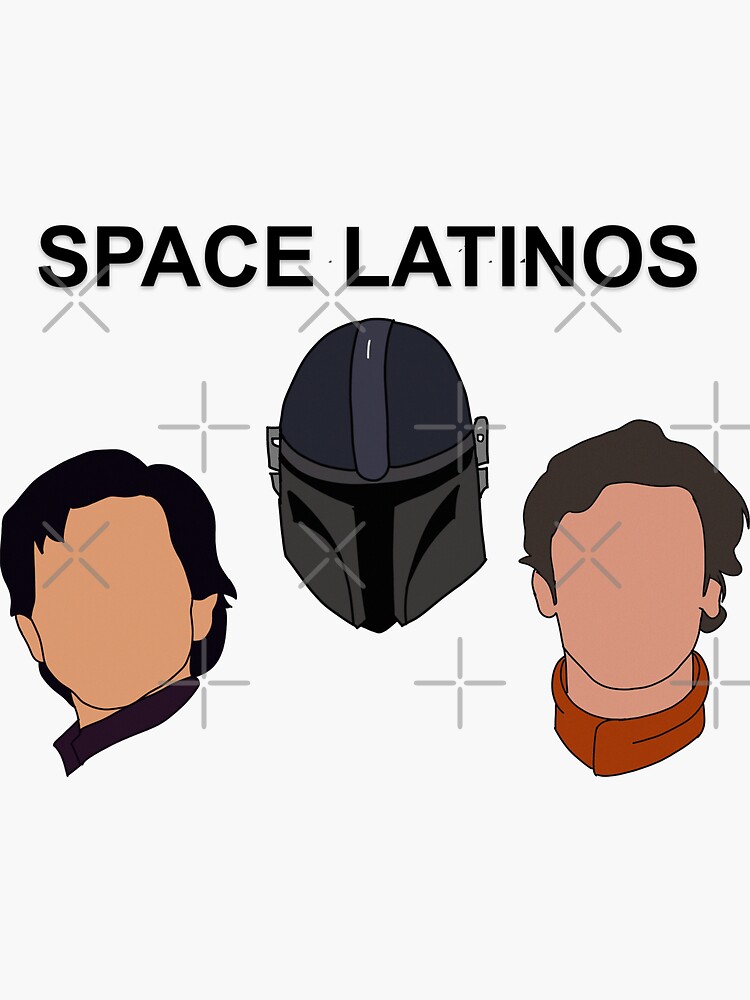 "space latinos oscar isaac, pedro pascal, diego luna" Sticker for Sale ...