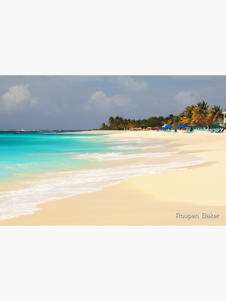 "Shoal Bay Beach Anguilla" Poster for Sale by Roupen BAKER | Redbubble