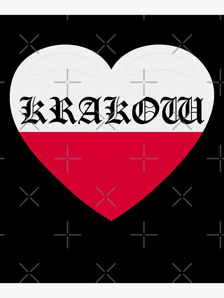 "Krakow Poland flag Krakow Polska" Poster by Dsigns | Redbubble