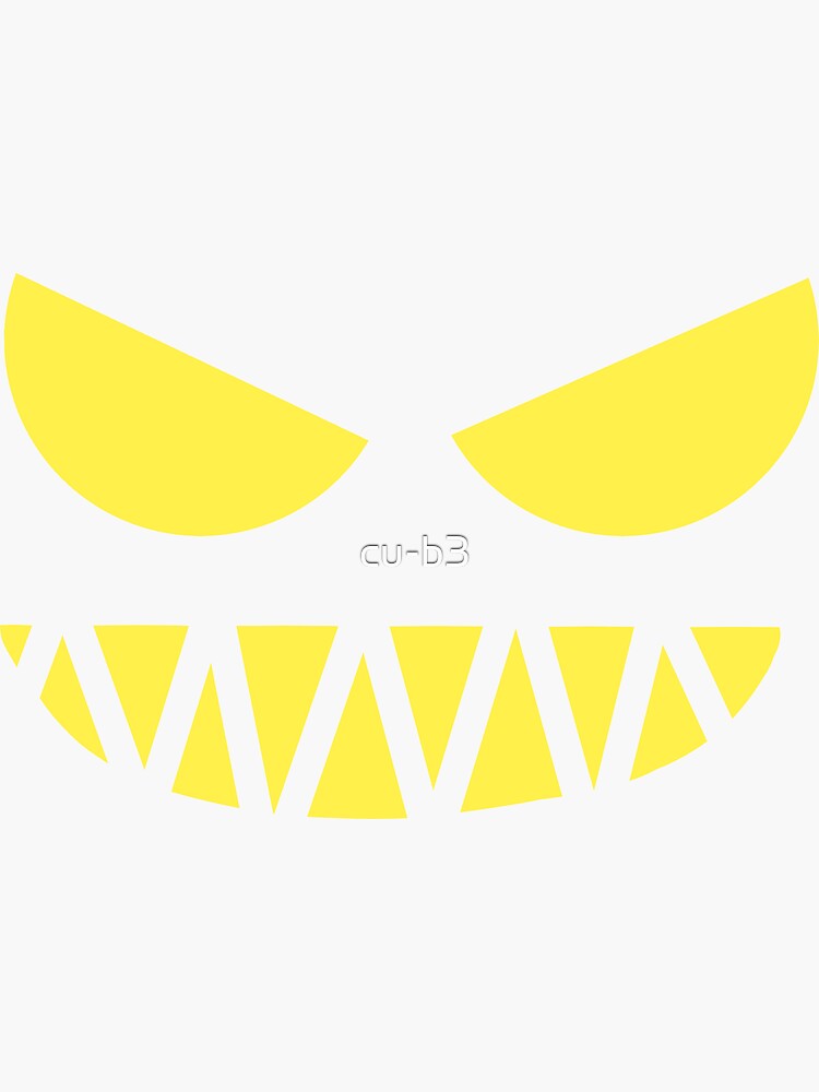 "Creepy smile" Sticker for Sale by cu-b3 | Redbubble