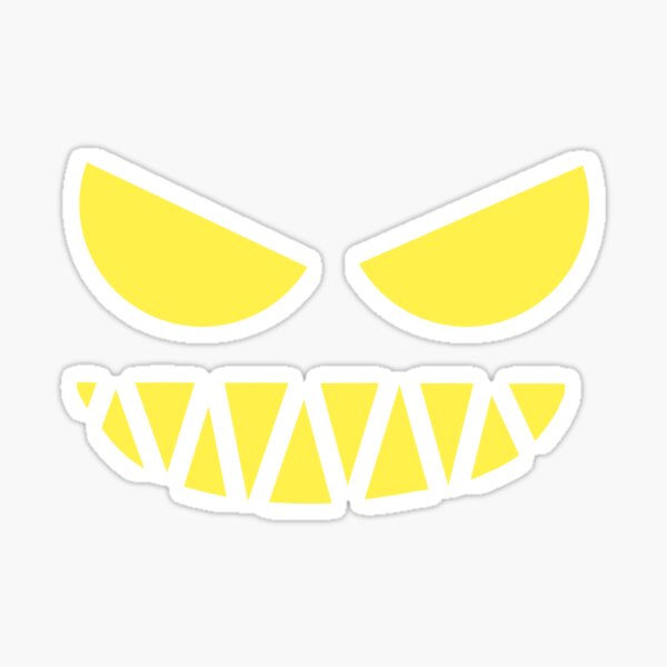 "Creepy smile" Sticker for Sale by cu-b3 | Redbubble
