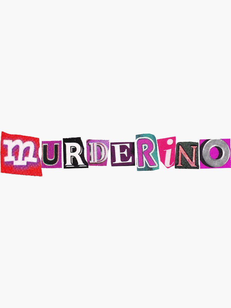 "Murderino My Favorite Murder Art" Sticker for Sale by SquidInkPrintCo ...
