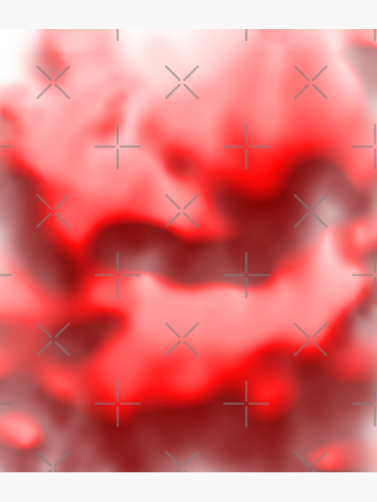 "Abstract Red Blobs " Sticker by Corbitron | Redbubble