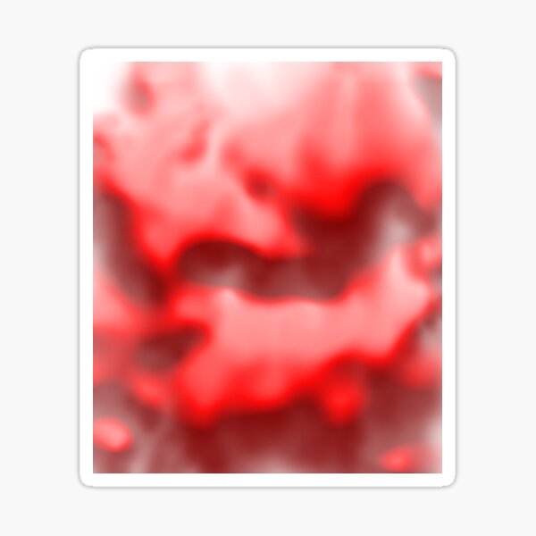 "Abstract Red Blobs " Sticker by Corbitron | Redbubble