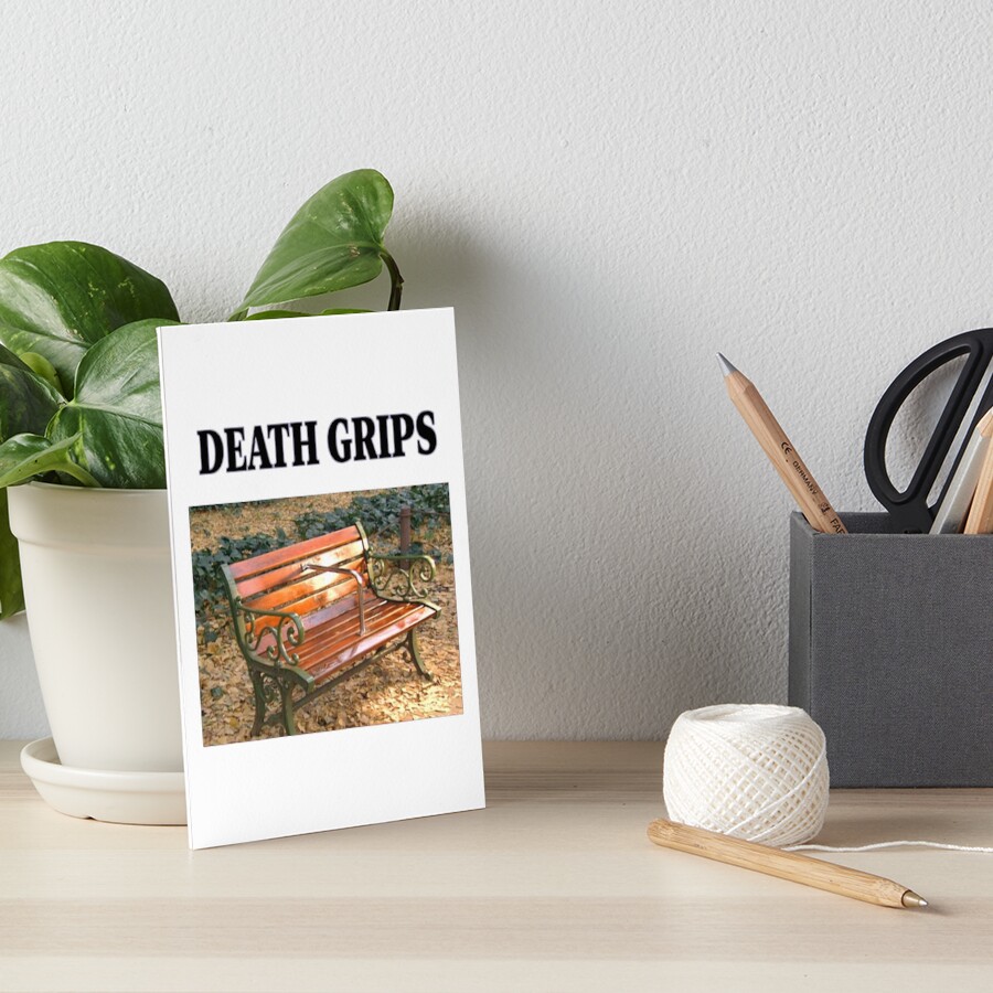 "Death Grips Kamen Rider Blade Bench" Art Board Print by IDontGetcha ...