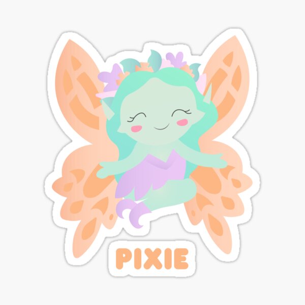 "Kawaii Pixie Monster" Sticker for Sale by FlutesLoot | Redbubble