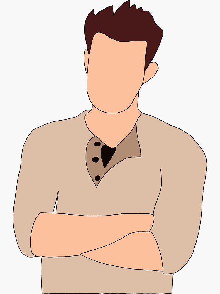 "Stefan" Sticker for Sale by doodlesbylinds1 | Redbubble