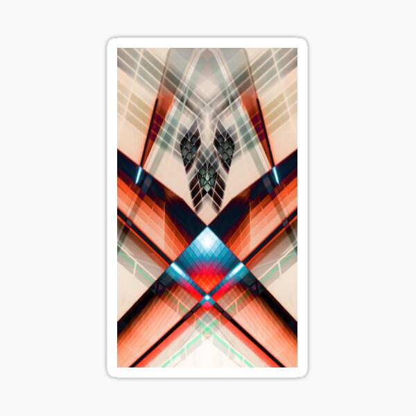 "COLOR REFLECTION " Sticker for Sale by KUNSTIMAGERY | Redbubble