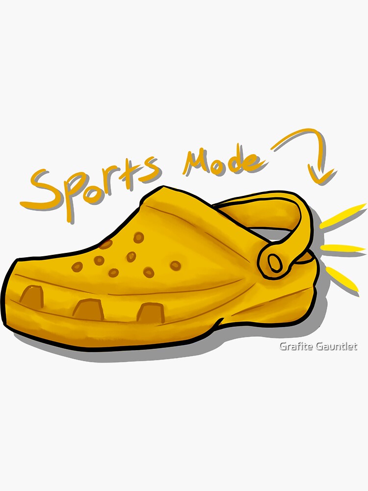 "Sports Mode" Sticker for Sale by Sketchyleigh | Redbubble