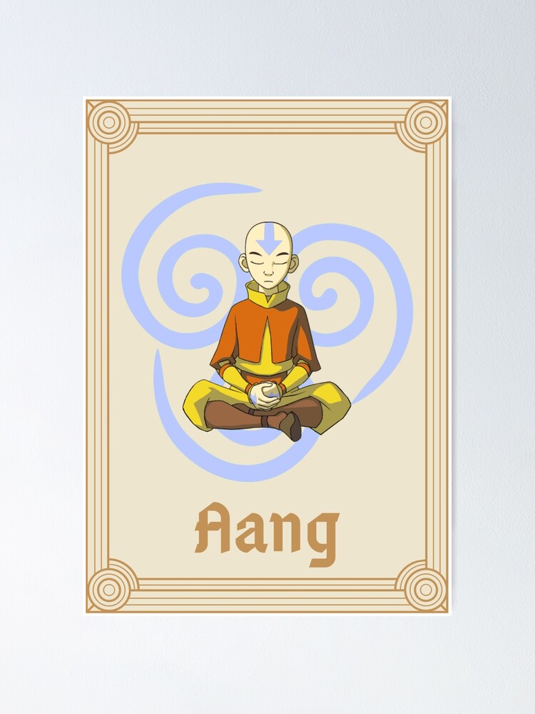 "Aang Air Symbol " Poster by allenavaart | Redbubble