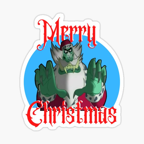 "Merry Christmas! (Version 2)" Sticker for Sale by SpaceDat120 | Redbubble