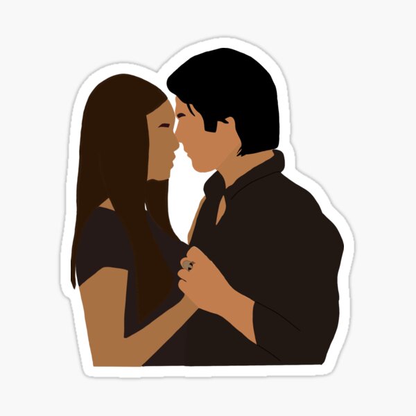 "delena " Sticker for Sale by gabibreennn | Redbubble
