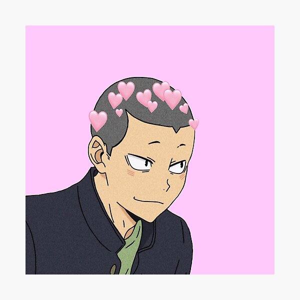 "aesthetic and cute tanaka - haikyuu" Photographic Print for Sale by ...