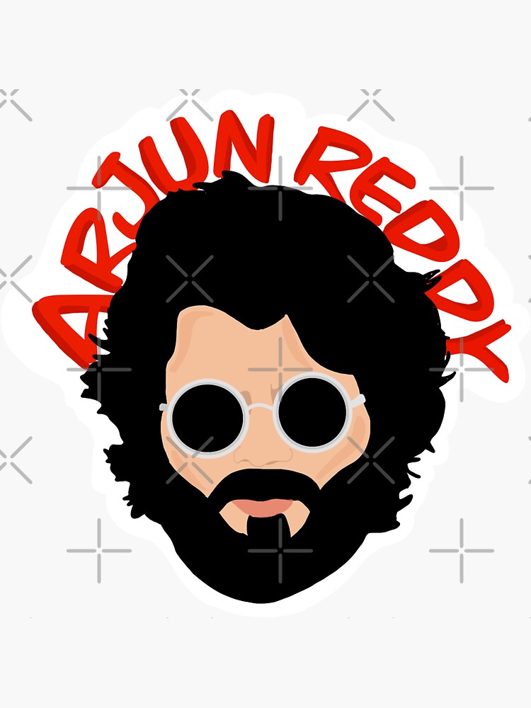 "Vijay Devarakonda" Sticker for Sale by Harshithartz | Redbubble