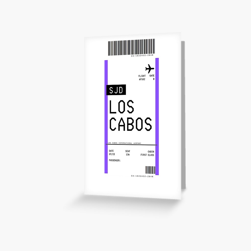 "Los Cabos Boarding Pass" Sticker for Sale by agethegreat | Redbubble