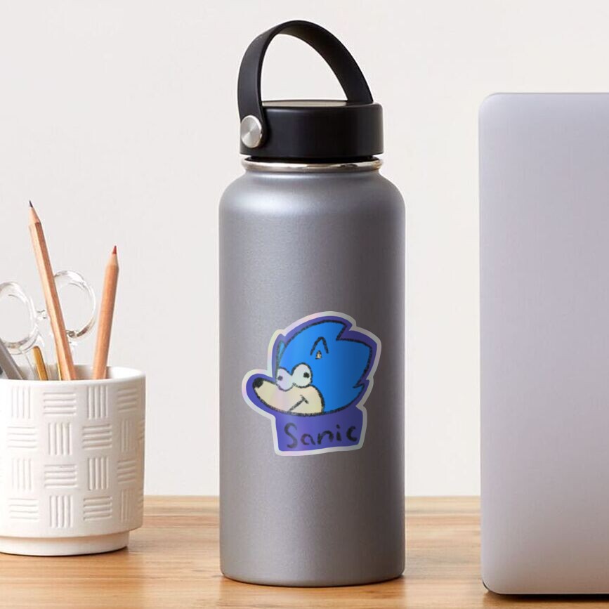 "Sanic " Sticker for Sale by Thomas-the-Pan | Redbubble