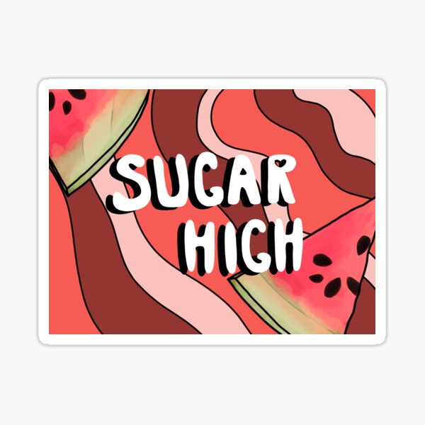 "Watermelon Sugar High" Sticker by halistull | Redbubble