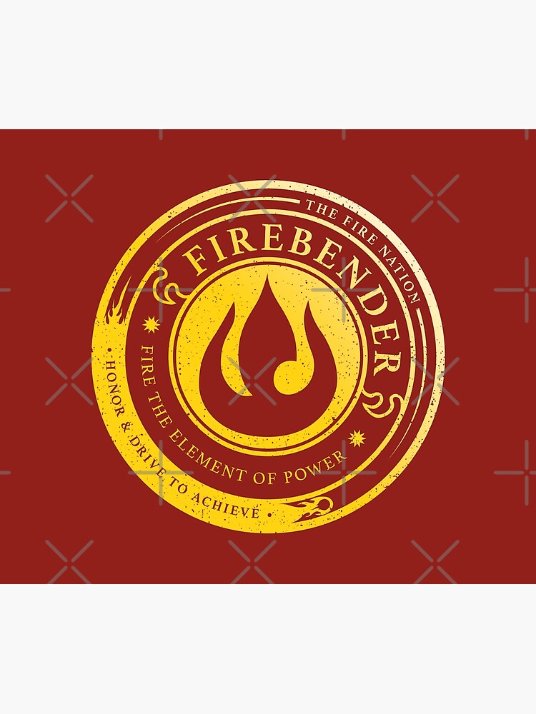 "ATLA Firebender Symbol: Avatar-Inspired Design" Photographic Print for ...