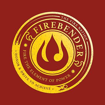 "ATLA Firebender Symbol: Avatar-Inspired Design" Sticker for Sale by ...