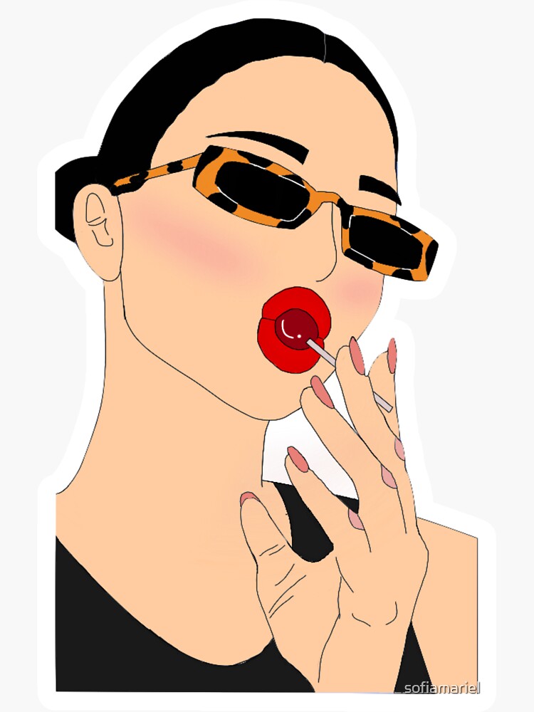 "Kendall Jenner Aesthetics" Sticker for Sale by sofiamariel | Redbubble