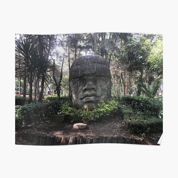 "Olmec Head" Poster by thecocoanomad | Redbubble
