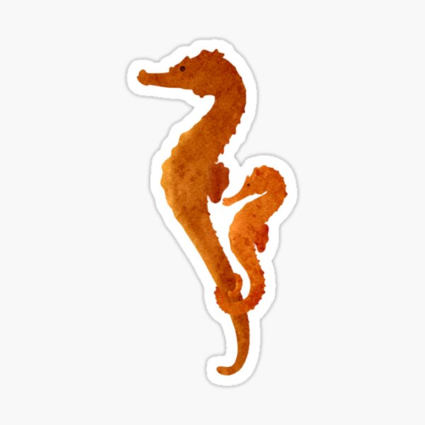 "Seahorse Shadow - Animal Friends" Sticker for Sale by GeneralStokes ...