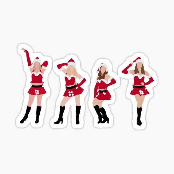 Mean Girls Christmas Stickers | Redbubble